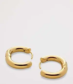 Monica Vinader Small Vermeil Essential Hoop Earrings
