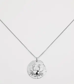 Monica Vinader Sterling Cancer Zodiac Necklace