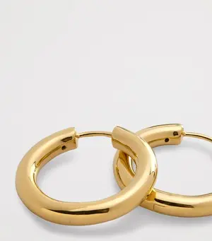 Monica Vinader Medium Vermeil Essential Hoop Earrings