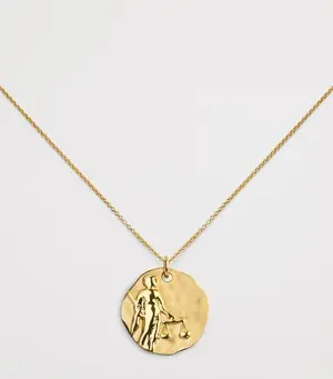 Monica Vinader Vermeil Zodiac Libra Necklace