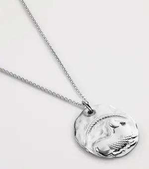 Monica Vinader Sterling Aries Zodiac Necklace