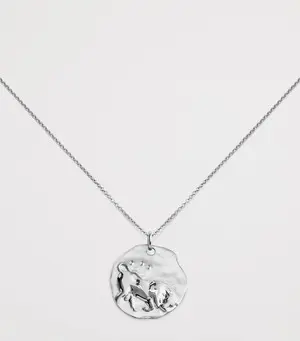 Monica Vinader Sterling Taurus Zodiac Necklace