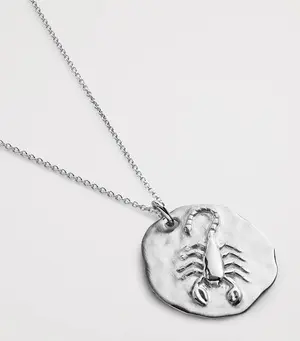 Monica Vinader Sterling Scorpio Zodiac Necklace