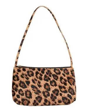 MANSUR GAVRIEL Gaia Leopard Print Calf Hair Handbag - Brown