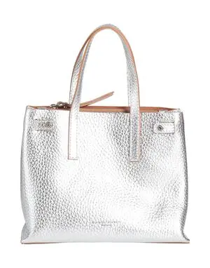 GIANNI CHIARINI Leather Tote - Silver