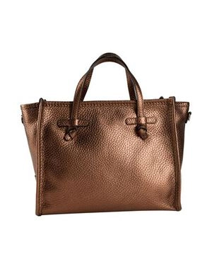 GIANNI CHIARINI GIANNI CHIARINI Pebbled Leather Tote Bronze