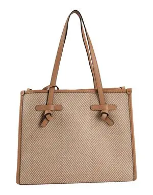 GIANNI CHIARINI Large Tweed And Leather Tote Bag