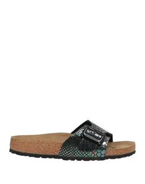 BIRKENSTOCK Sandals Size Textile Fibers - Black