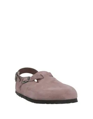 BIRKENSTOCK Suede Clogs With Buckle Fastening