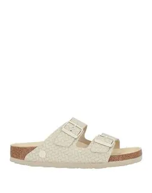BIRKENSTOCK Sandals Size Leather - Beige