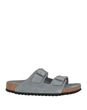 BIRKENSTOCK Sandals Size Leather - Grey