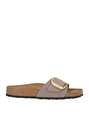 BIRKENSTOCK Sandals Taupe Size Leather