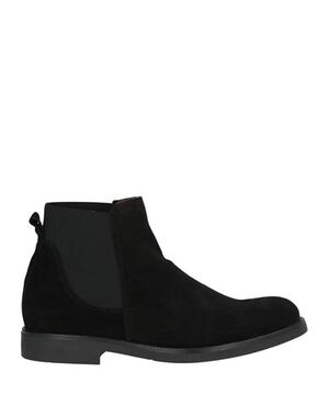 CALPIERRE Suede Chelsea Ankle Boots - Black