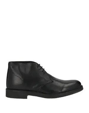 CALPIERRE Ankle Boots Size Leather - Black