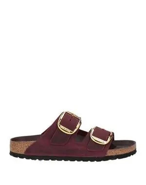 BIRKENSTOCK Sandals Burgundy Size Leather - Red