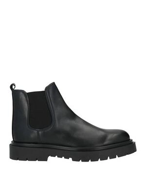 CALPIERRE Leather Chelsea Ankle Boots - Midnight Blue