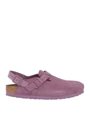 BIRKENSTOCK Mules & Clogs Mauve Size Leather - Purple