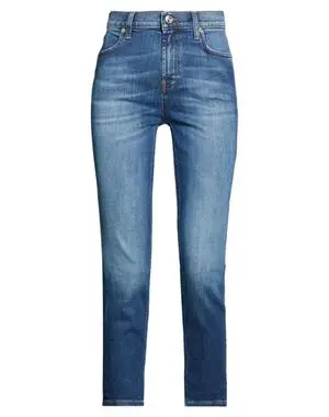DEPARTMENT 5 Jeans Size Cotton, Elastomultiester, Rubber - Blue