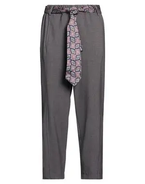 OLTRE Pants Charcoal Size Polyester, Viscose, Elastane - Grey