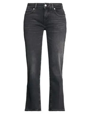 7 For All Mankind Jeans Size Cotton, Lyocell, Elastomultiester, Elastane - Black