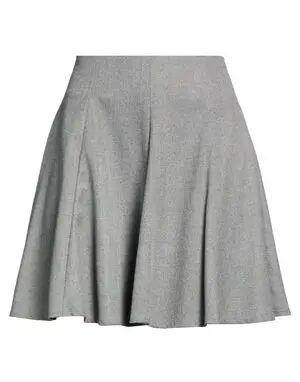 KAOS Mini Skirt Size Polyester, Viscose, Elastane - Grey