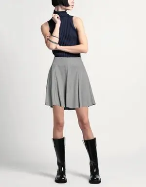 KAOS Mini Skirt Size Polyester, Viscose, Elastane - Grey