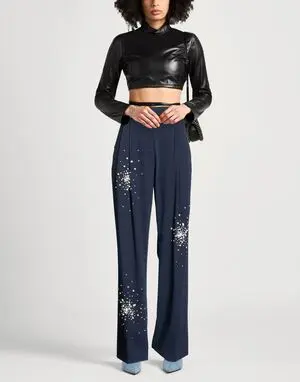 DES_PHEMMES Pants Midnight Size Polyester, Viscose, Wool, Elastane