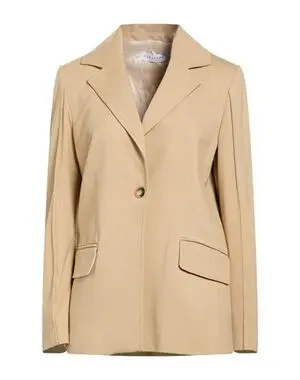CARACTÈRE Blazer Sand Size Viscose, Polyester, Elastane - Beige