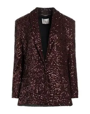 MANILA GRACE Blazer Chocolate Size Polyester, Lamous - Brown