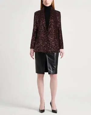 MANILA GRACE Blazer Chocolate Size Polyester, Lamous