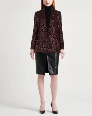 MANILA GRACE Sequined Single-breasted Blazer