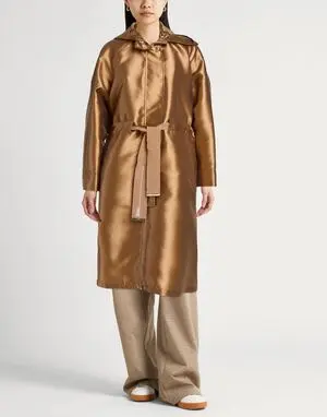 Herno Overcoat & Trench Coat Bronze Size Polyester