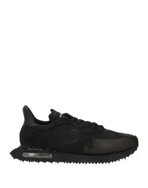 BEPOSITIVE Sneakers Size Leather, Textile Fibers - Black