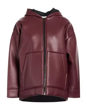 8PM Jacket Burgundy Size Viscose, Polyester, Polyurethane - Red