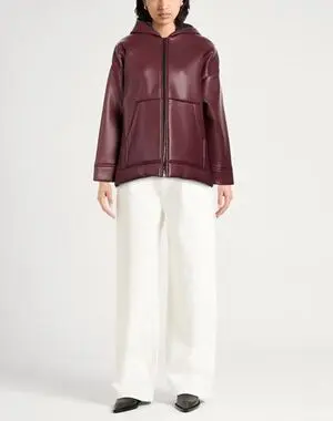 8PM Jacket Burgundy Size Viscose, Polyester, Polyurethane