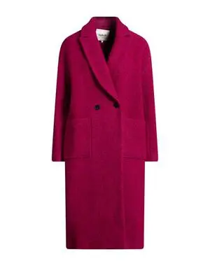Ba&sh Coat Garnet Size Virgin Wool, Polyester - Red