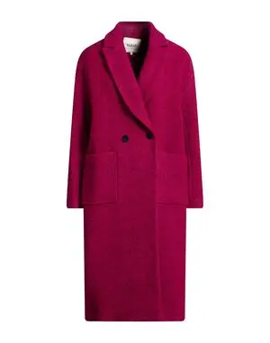 Ba&sh Coat Garnet Size Virgin Wool, Polyester