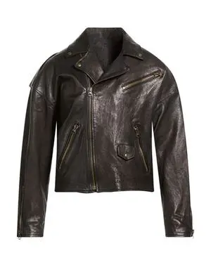 MARSEM Jacket Size Leather - Black