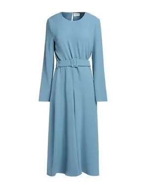 P.a.r.o.s.h Midi Dress With Belt And Cutout Detail