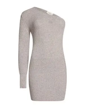 VICOLO Mini Dress Light Size Viscose, Polyester, Nylon - Grey