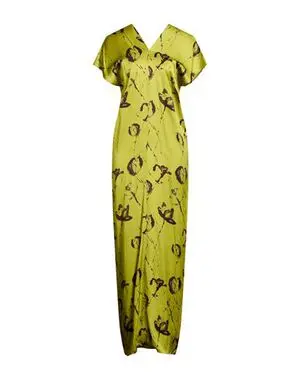 Liviana Conti Maxi Dress Lime Size Viscose - Green