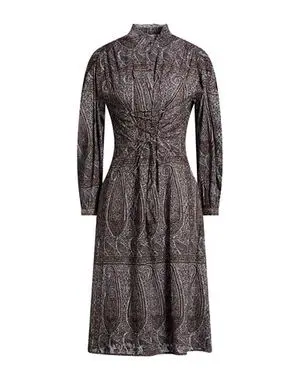 Antik Batik Midi Dress Sand Size Cotton - Grey