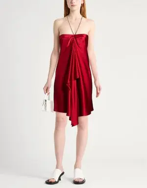 Amen Mini Dress Size Acrylic, Viscose, Elastane - Red