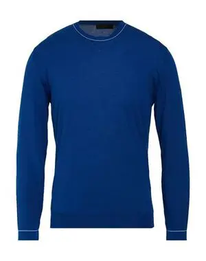 MOORER Sweater Light Size Cotton - Blue