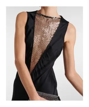 ROTATE BY BIRGER CHRISTENSEN Sequined Midi Dress