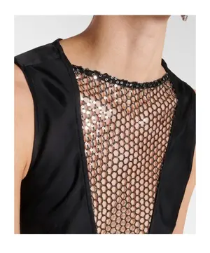 ROTATE BY BIRGER CHRISTENSEN Sequined Midi Dress