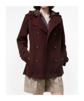 Burberry Short Tropical Gabardine Trench Coat
