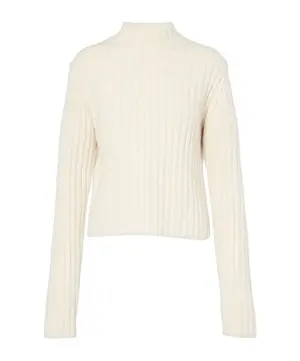 TOTEME Turtleneck Long-sleeved Sweater - White