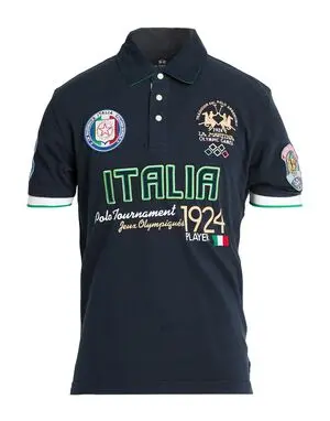 LA MARTINA Polo Shirt Size Cotton - Blue