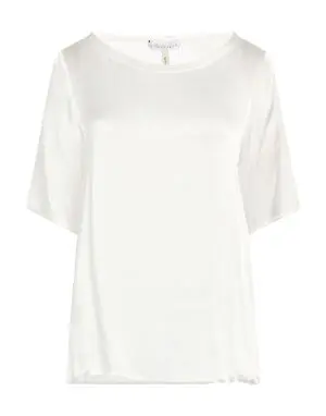 CARACTÈRE Acetate And Silk Top - White